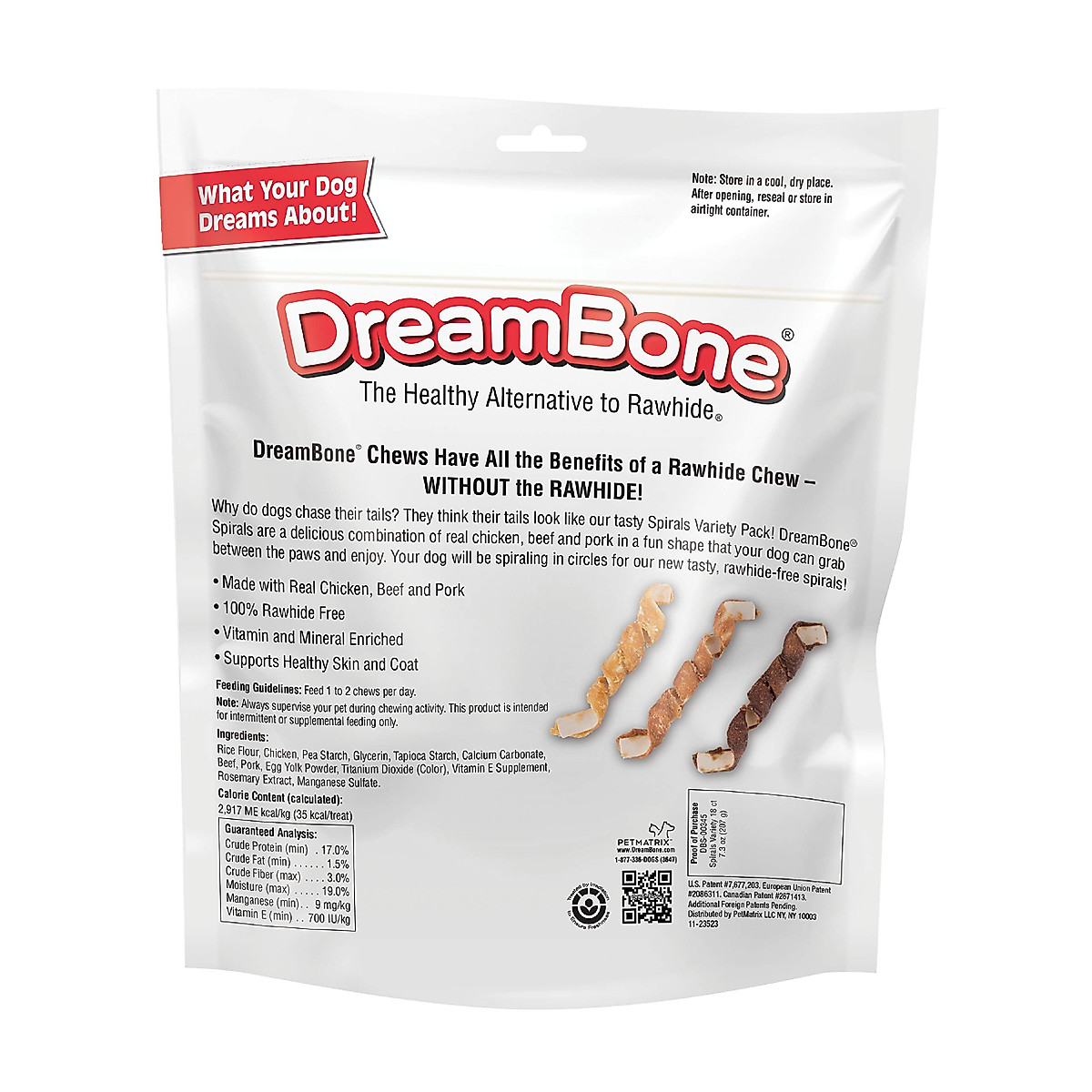 DreamBone DreamChips and Spirals Variety Dog Chews (24 Count)