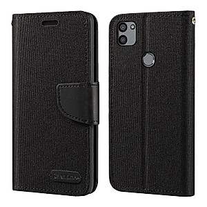 For Gigaset GS5 Case, Oxford Leather Wallet Case with Soft TPU Back Cover Magnet Flip Case for Gigaset GS5 Lite (6.3”)
