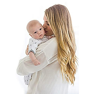 SwaddleDesigns Transitional Swaddle Sack with Arms Up Half-Length Sleeves and Mitten Cuffs, Heathered Gray, 0-3mo, 6-14 lbs (Parents' Picks Award Winner), Small