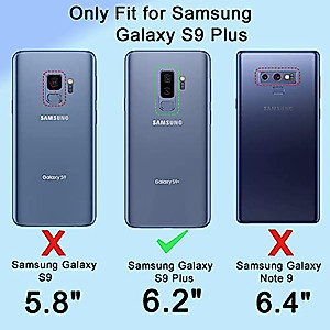 Guirble for Samsung Galaxy S9 Plus Case,Shockproof Dropproof for Samsung S9 Plus Case,Heavy Duty Protective Galaxy S9 Plus Csae,S9 Plus Case 6.2 Inch(Dark Blue)
