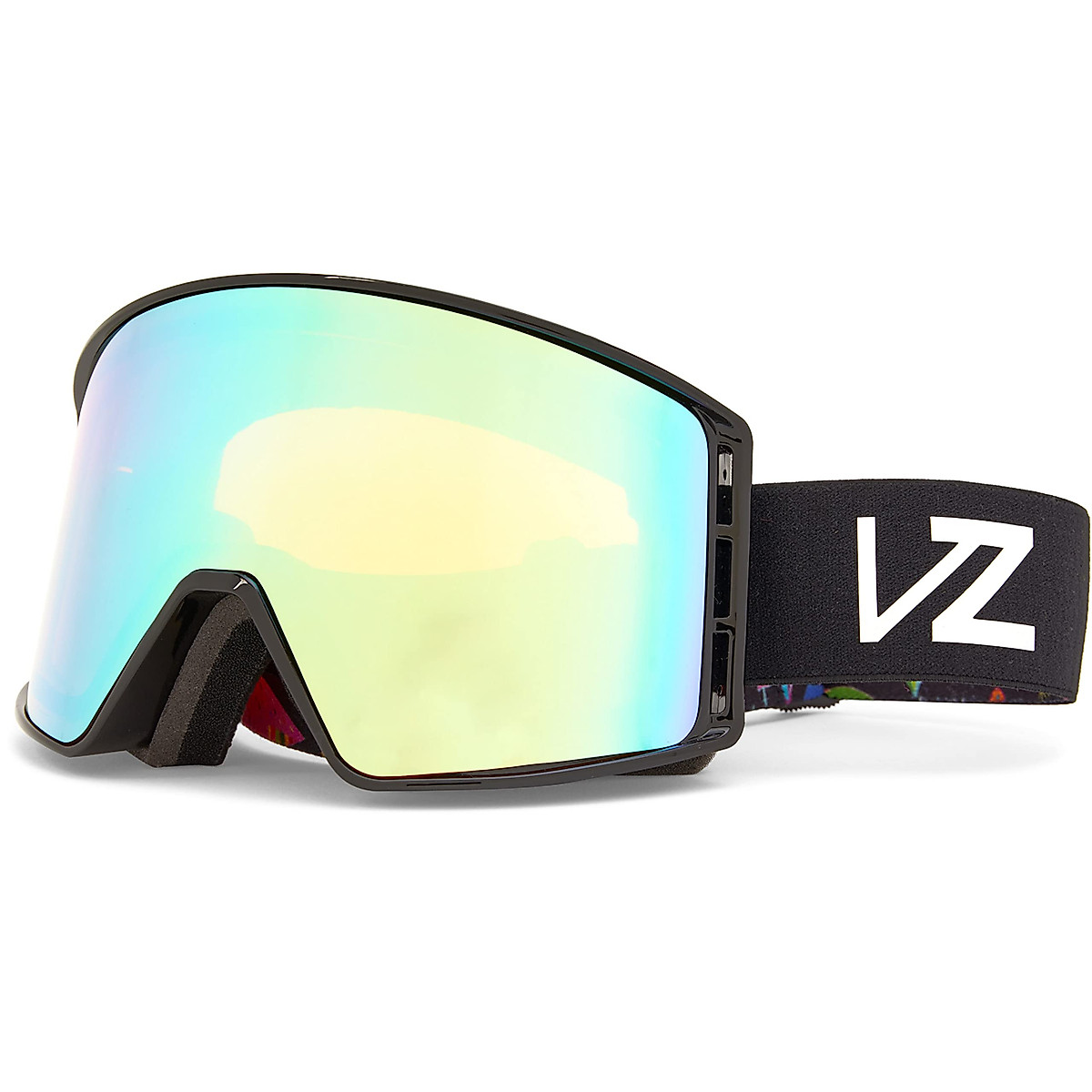 VonZipper Unisex Mach Snow Sport Goggle Sunglasses - Black | Stellar Chrome