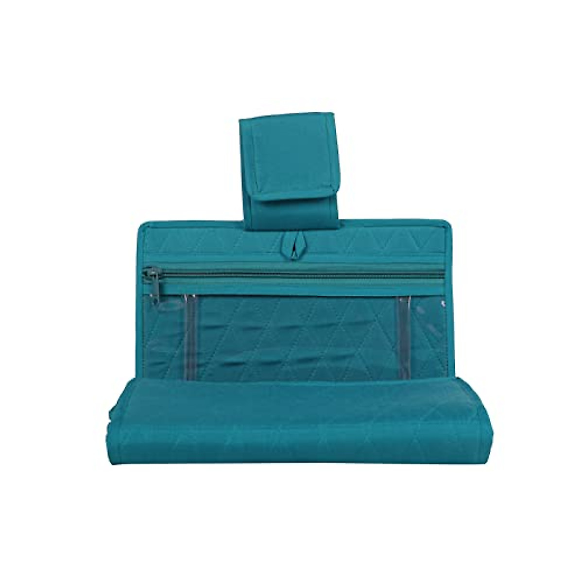 Yazzii Sewing Machine Feet Organizer Bag - Sewing Supply Organizer - Sewing Accessories Organizer with Pockets Aqua