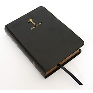 Biblia Católica en español. Símil piel negro, tamaño compacto / Catholic Bible. Spanish-Language, Leathersoft, Black, Compact