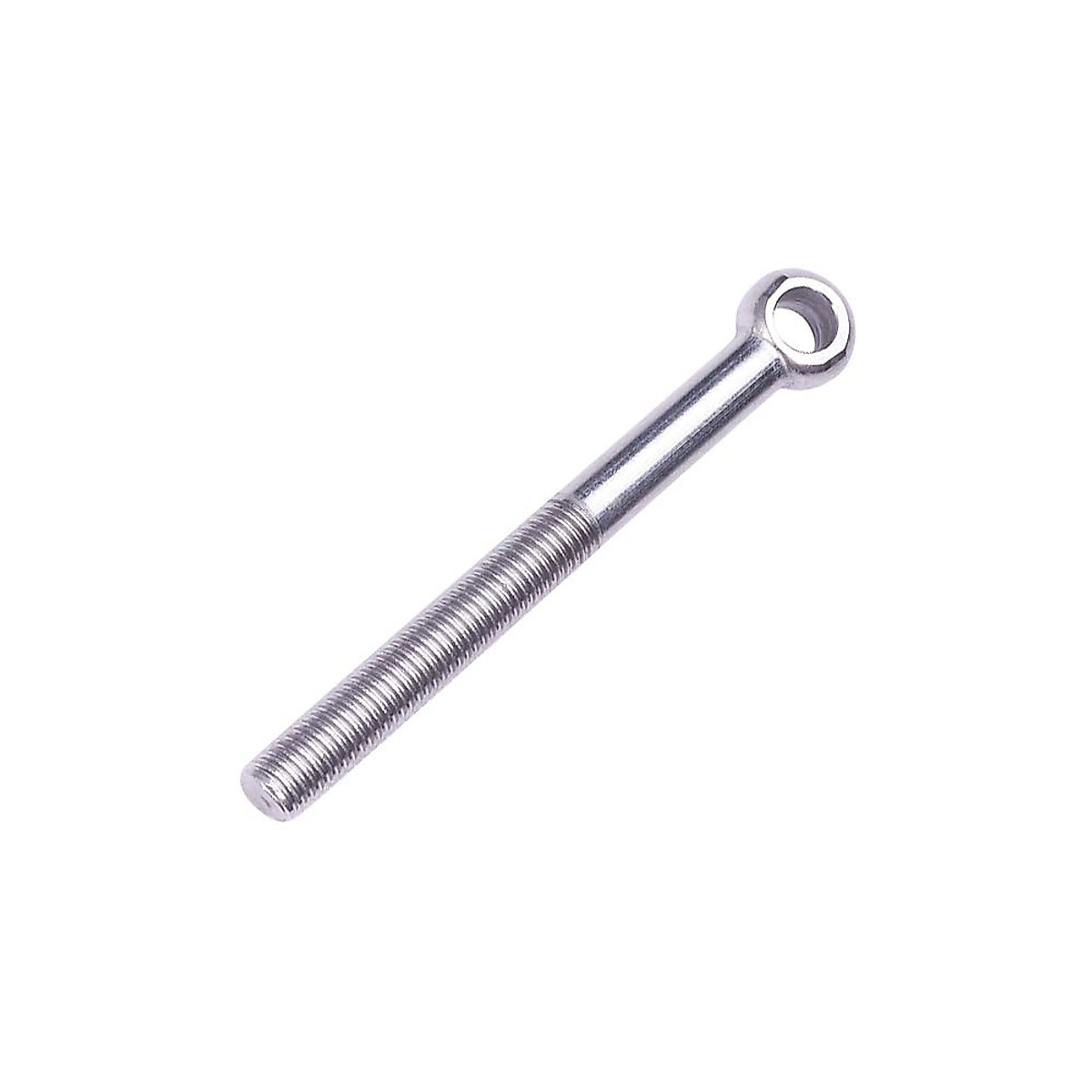 Yinpecly M12 Machinery Shoulder Swing Lifting Eye Bolt 304 Stainless Steel Metric Thread for Pipeline Gate Valves, Silver 1pcs