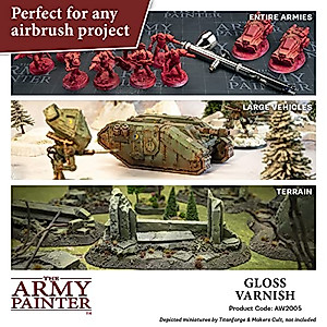 The Army Painter Warpaints Air Airbrush Gloss Varnish 18ml Acrylic Paint for Airbrush, Wargaming and Modelling