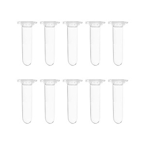 Juvielich 200Pcs Centrifuge Tube Plastic Lab 10ml Plastic Vial Tube Polypropylene Clear Graduated Mirco Test Tubes for Sample Storage Container No-Leak
