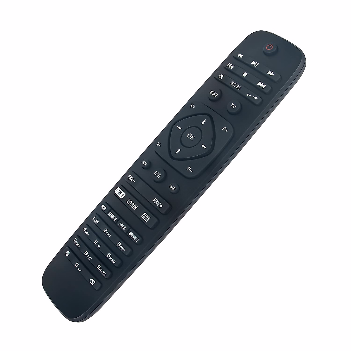 Allimity Replaced Remote Control Fit for KARTINA TV Comigo Quattro IPTV Box