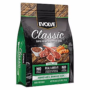 Evolve Classics Lamb and Brown Rice Recipe Dog Food, 14lb