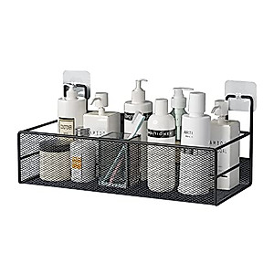 Shower Caddy, Shower Shelves, Adhesive Shower Organizer No Drilling, Large Capacity, Rustproof Bathroom Shower Organizer, Shower Shelf for Inside Shower