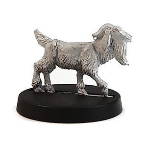 Stonehaven Goat Miniature Figure (for 28mm Scale Table Top War Games) - Made in USA