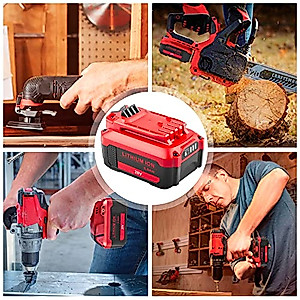 HERISKEER Replacement Battery 6.0 AH for Craftsman 20V Battery, V20 Series, Lithium-ion, 2-Pack, (CMCB204/ CMCB202)