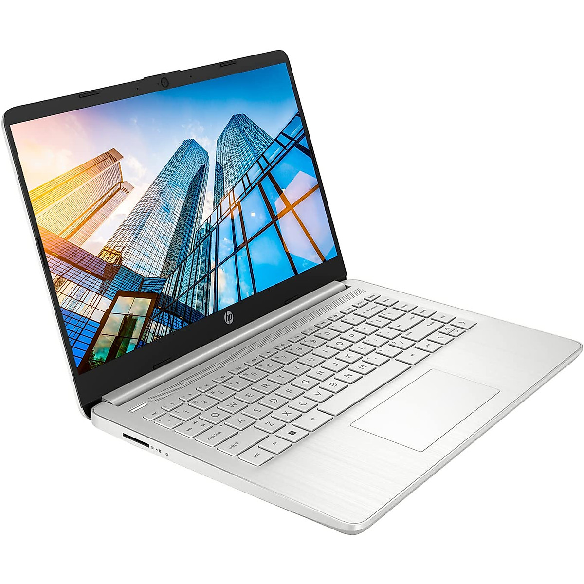 HP Essential 14 Laptop, 14" HD Touchscreen, AMD Ryzen 3 5300U, 8GB RAM, 512GB SSD, Webcam, HDMI, Wi-Fi, Windows 11 Home, Black