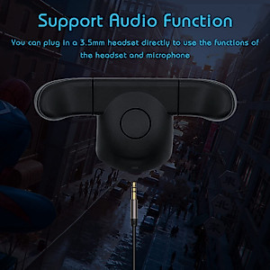 Mcbazel Back Button Attachment with OLED Display for PS4 Controller, Programmable Button Triggers with 3.5MM Audio Jack, Gaming Stuff Accessories for PS4 Controllers - Black