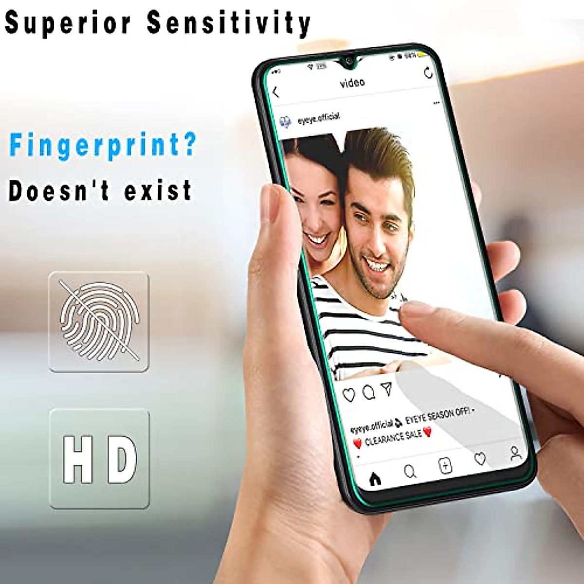 Slanku [3 Pack] Screen Protector For Samsung Galaxy A32 5G, M12 Tempered Glass, Bubbles Free, Case Friendly, Anti-Scratch, Easy to install, 9H-hardness