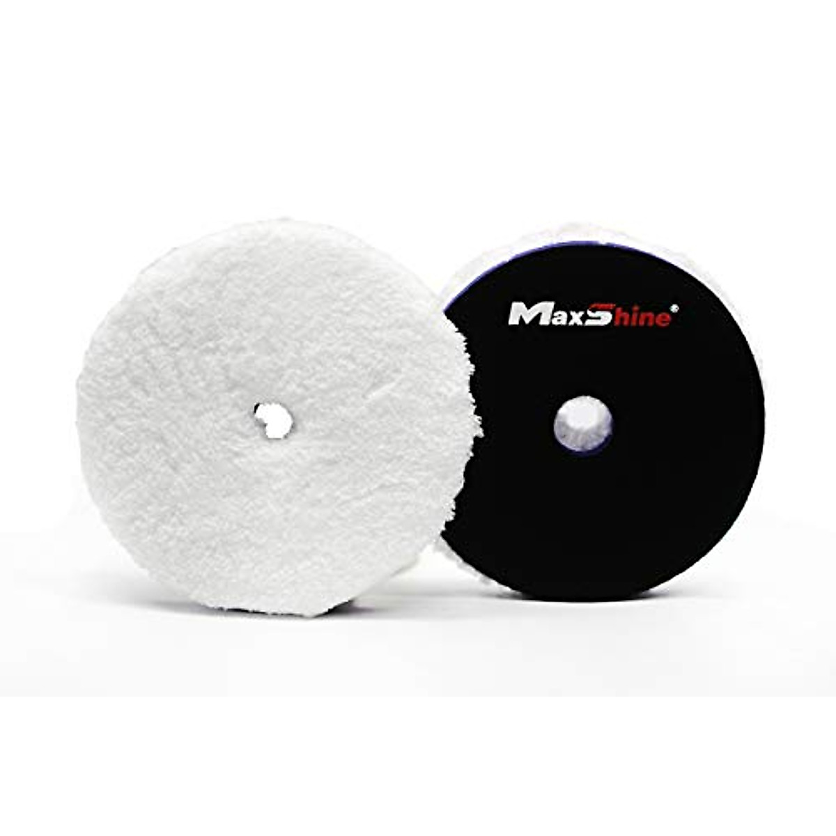 Maxshine Microfiber 5” Polishing Foam Pad for Cutting – Hook and Loop, for DA and Rotary Polishers, Ultra-Soft Microfiber pad