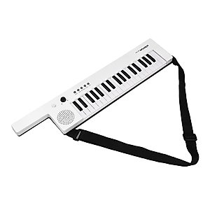 PENCHEN Guitar Electronic Piano with Mini Keyboard 37-Key Electronic Keyboard Piano Rechargeable Children' s Piano