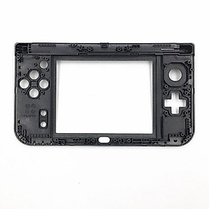 Housing Hinge Bottom Middle Frame Cover Shell Case for Nintendo New 3DS XL LL 2015 Verison Replacement - White