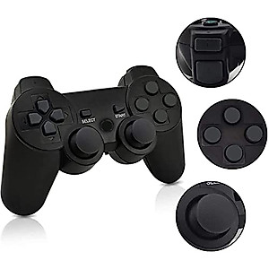 Prodico Wireless Controller for PS3,Double Shock Rechargeable Analog Controller for PS3 2 Pack