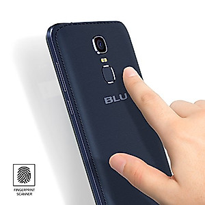 BLU Life Max - 5.5" 4G LTE GSM Unlocked - 16GB+2GB RAM w/ Fingerprint Sensor, 3700 mAh Battery -Blue