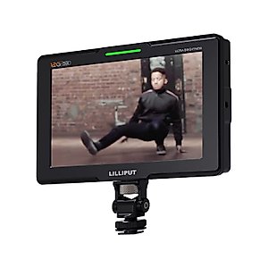 LILLIPUT 7" Q7-12G 7inch 2000nits 12G-SDI Ultra Brightness On-Camera Monitor-12G-SDI x 2 HDMI 2.0 x 1 Tally Output 12G-SDI x 2 HDMI 2.0 x 1 HDR 3D-LUT Waveform Level Meter Vector Scope