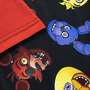 Five Nights at Freddy's Boys FNAF Pajamas Red Size 6