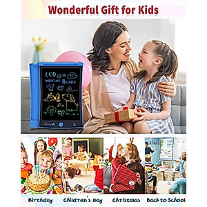 LCD Writing Tablet,Electronic Writing &Drawing Board Doodle Board,Sunany 8.5" Handwriting Paper Drawing Tablet Gift for Kids and Adults at Home,School and Office (Blue)