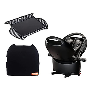 nomadiQ Portable Gas Grill + Protective Sleeve + Griddle