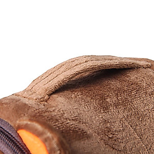 Chinchilla Guinea Pigs Bed Small Animal Mini House Ferrets Squirrel Hedgehogs Bearded Dragon Rabbits Dutch Hamsters Nest (L, Brown)