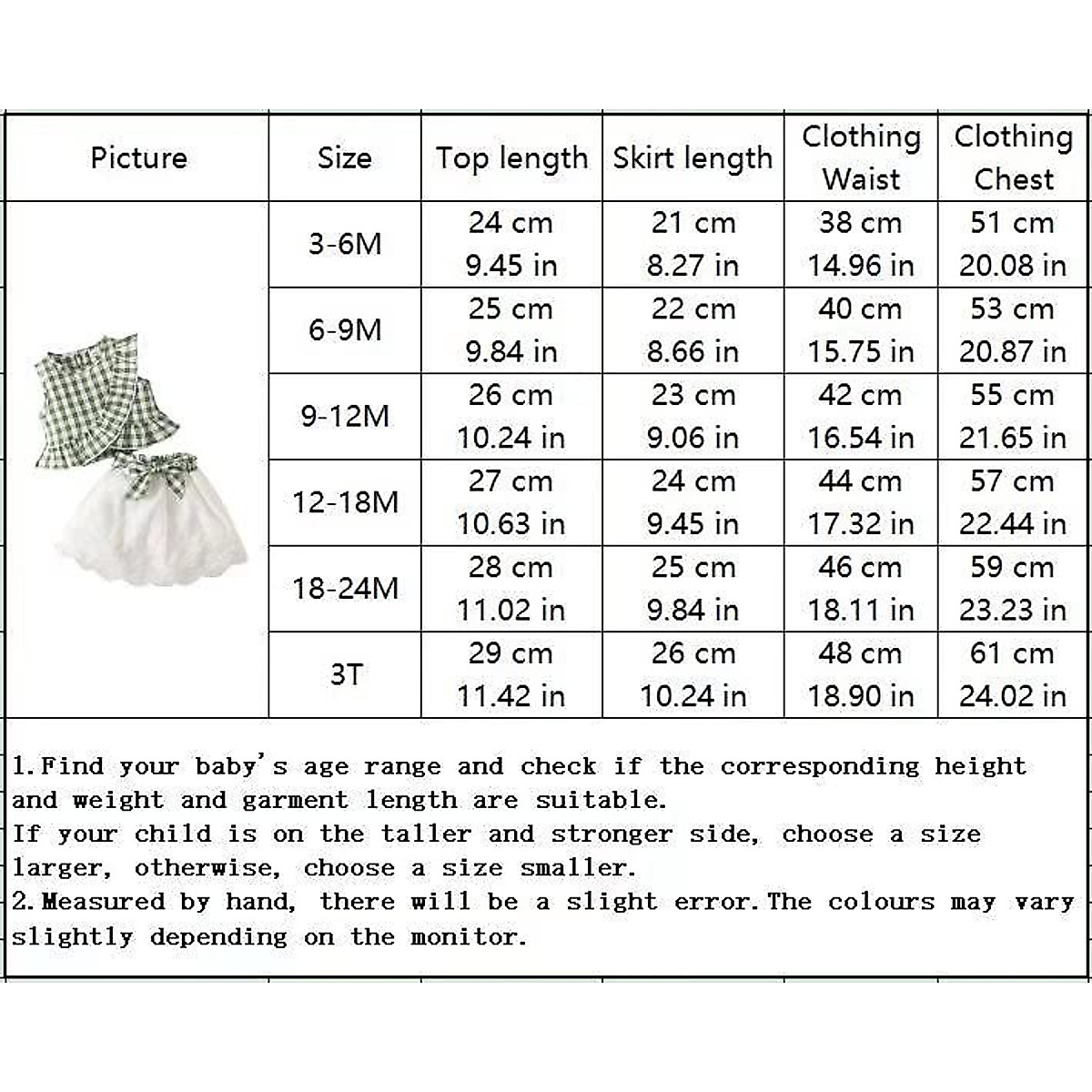 Lamgool Toddler Baby Girls Ruffle Sleeveless Shirt Top + Bowknot Skirt Set Summer Clothes 2 Piece 3T