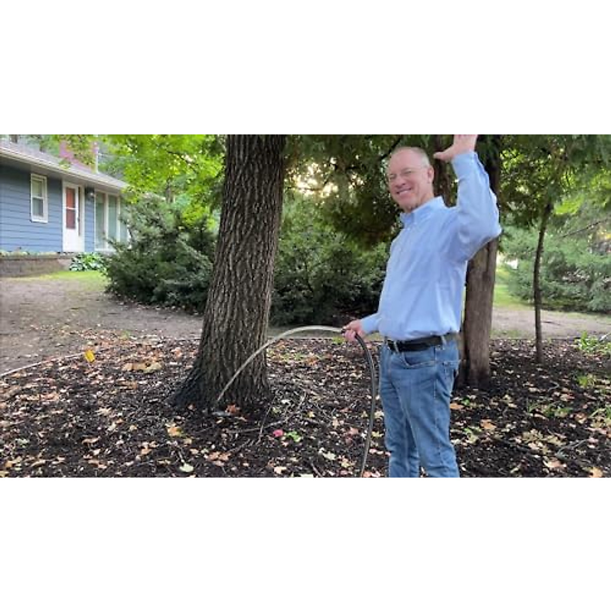 Atlantic Female to Female Heavy Duty Garden Hose 5/8 Inch x 5 Foot Green Water Hose Short Connection Leader Hose (5FT Female-Female)