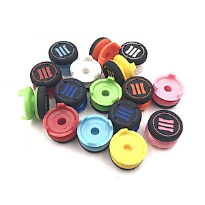 2 PCS Silicone Heightened Joystick Cap Thumbstick Anti-Slip Grip Stick Cap Cover for Playstation 4 PS4 Conteoller (Red)