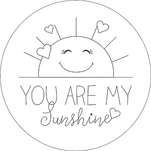 Nursery Embroidery Pattern Transfers (set of 10 hoop designs!)