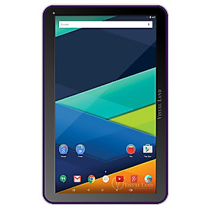 Visual Land Prestige ELITE 10QL 10.1 Inch Quad-Core Android 5.0 Lollipop 16GB Tablet with Keyboard Case - Purple