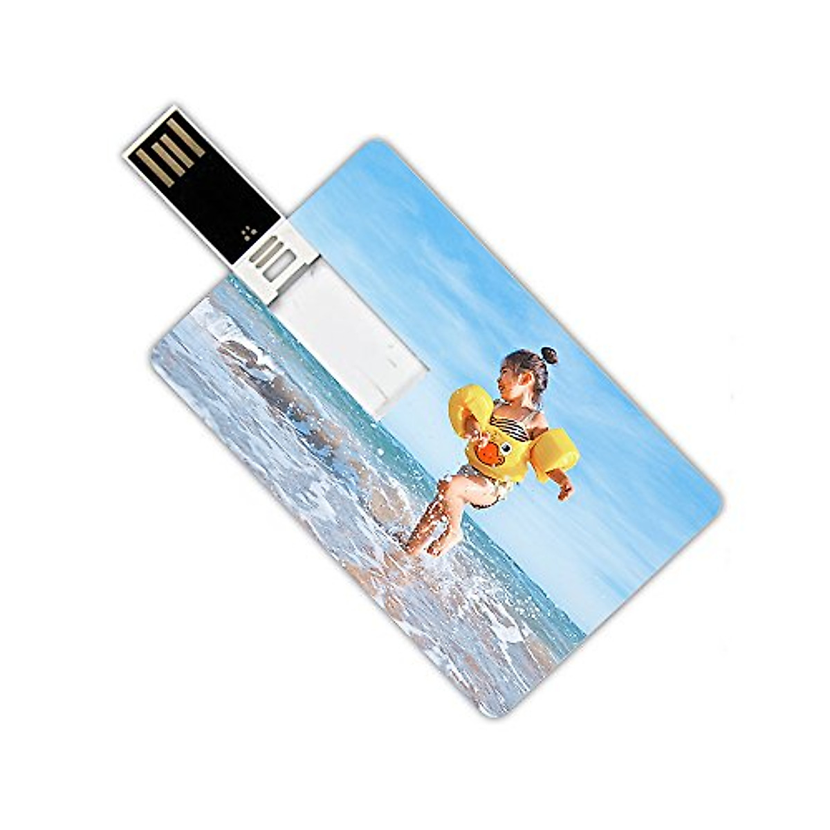 Personalized Credit Card Thumbdrive Custom DIY Logo USB Flash Drive (4GB X 20PCS)