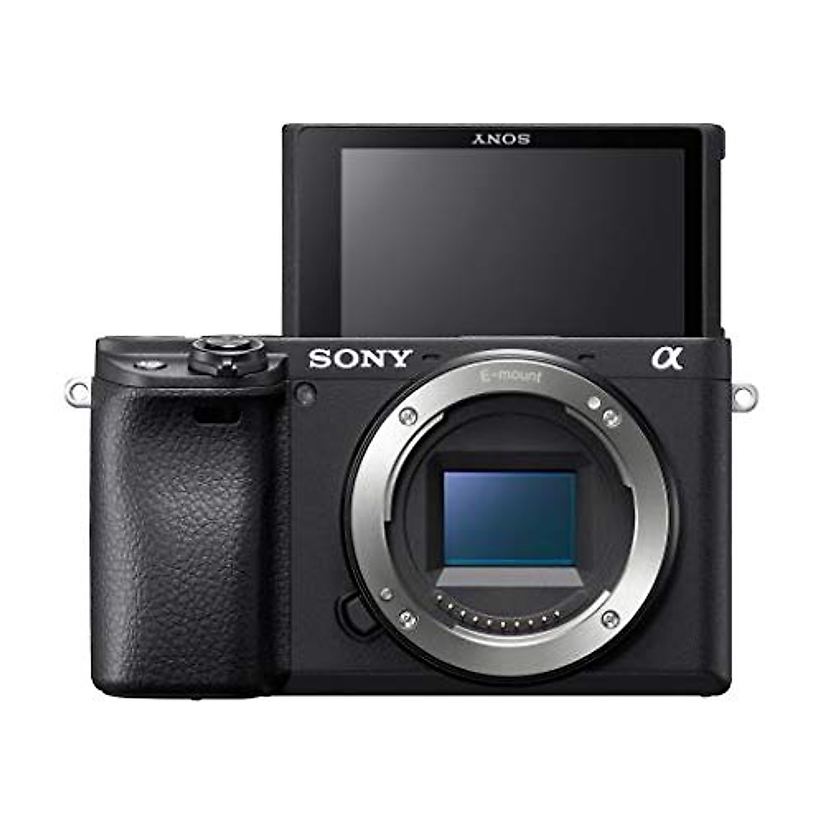 Sony Alpha a6400 Mirrorless Camera: Compact APS-C Interchangeable Lens Digital Camera with Real-Time Eye Auto Focus, 4K Video & Flip Up Touchscreen - E Mount Compatible Cameras - ILCE-6400/B Body