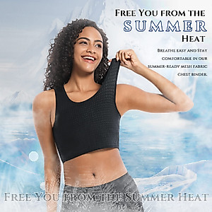 LGBT UNICORNS Chest binder for Women, Black