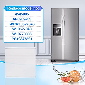 W11130202 Freezer Glass Shelf Compatible with Whirlpool Freezer Shelf Replacement, Replaces Refrigerator Freezer Glass Shelf PS12347521 W10773886, WRS571CIHZ04 Freezer. Figure 6 Lists Compatible Model
