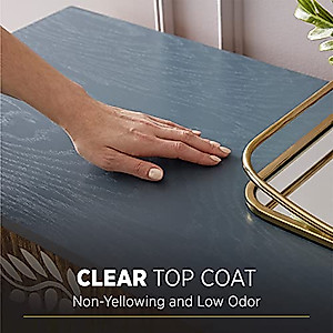 1 gal Minwax 13333 Clear Polycrylic Water-Based Protective Finish Satin