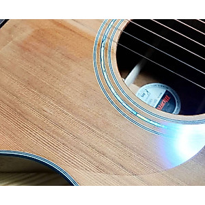 Transparent Acoustic Guitar Pickguards, PVC Droplets Self-adhesive, 41” Pick Guard Protects Your Guitar Surface (Water Drop)