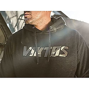 VIKTOS Brushstroke Hoodie, Charcoal Heather, Size: Small