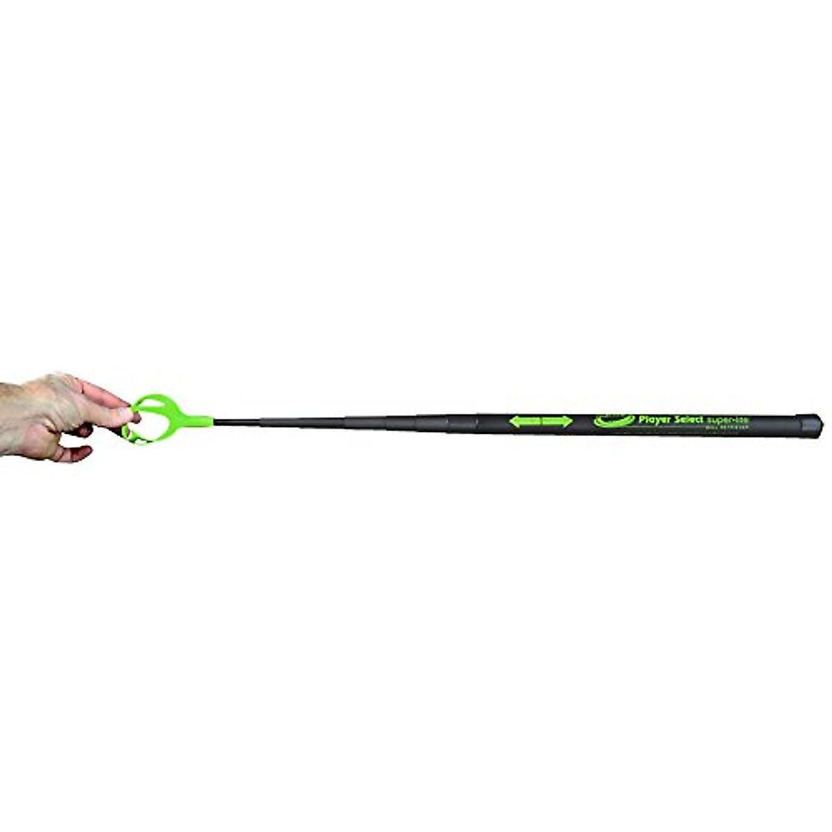 ProActive Sports, Player Select Super-Lite Golf Ball Retriever, 9ft, Lightweight Fiberglass Telescopic Shaft, Securely Picks Golf Ball With Easy To Use Push Release, Golf Ball Grabber