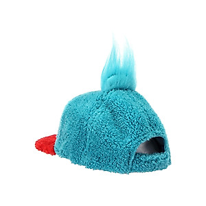 elope Dr. Seuss Thing 1 Costume Fuzzy Snapback Hat Standard Blue