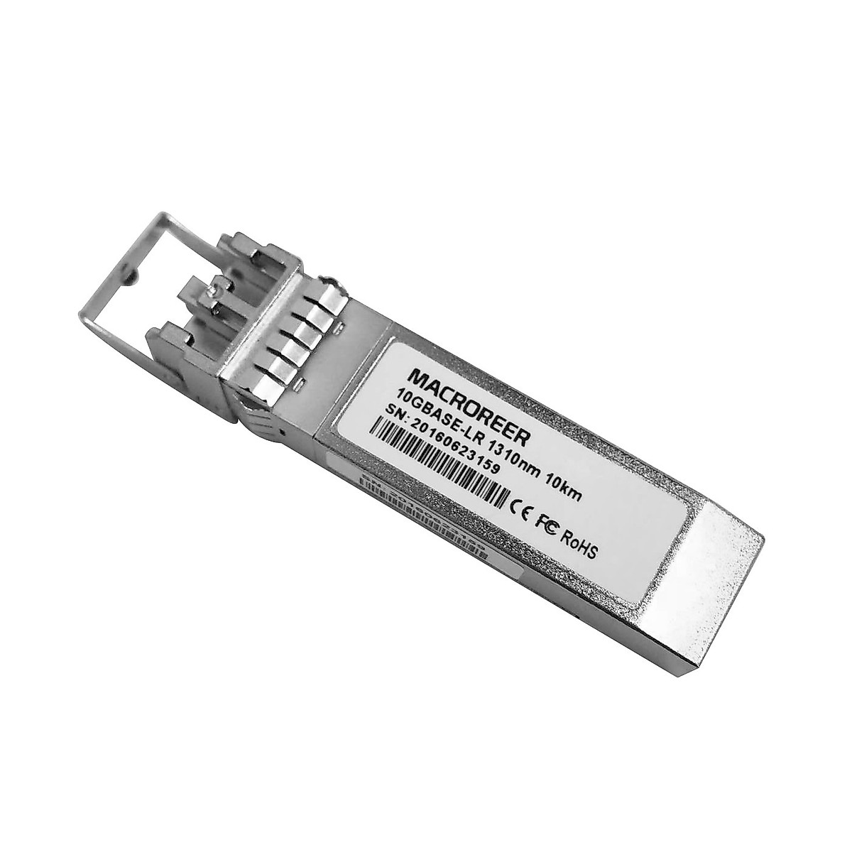 Macroreer 10GBase-LR SFP+ LC Transceiver, 10G Single-Mode Module for Brocade 10G-SFPP-LR Transceiver 1310nm 10km SFP+ 10 GBPS LR Optical SFP Module