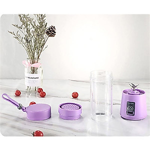 380ML Mini Blender Fruit Blender Convenient Handheld Blender Using USB Charger
