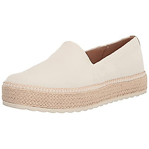 Dr. Scholl's Shoes Women's Sunray Espadrilles Loafer, White Canvas, 8.5