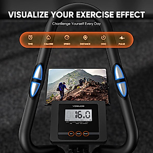 YOSUDA Pro Cardio Climber Stepping Elliptical Machine, 3-in-1 Elliptical Machine Stair Stepper Trainer, Total Body Fitness Cross Trainer with Quiet Magnetic Driving System, 16 Resistance