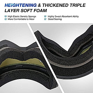 ZIONOR Ski Goggles with X 11 Magnetic Ski Goggles