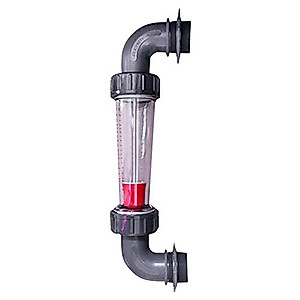 Hilitand 25-250L/H Rotameter Plastic Tube Type Instantaneous Liquid Water Flow Meter DN15