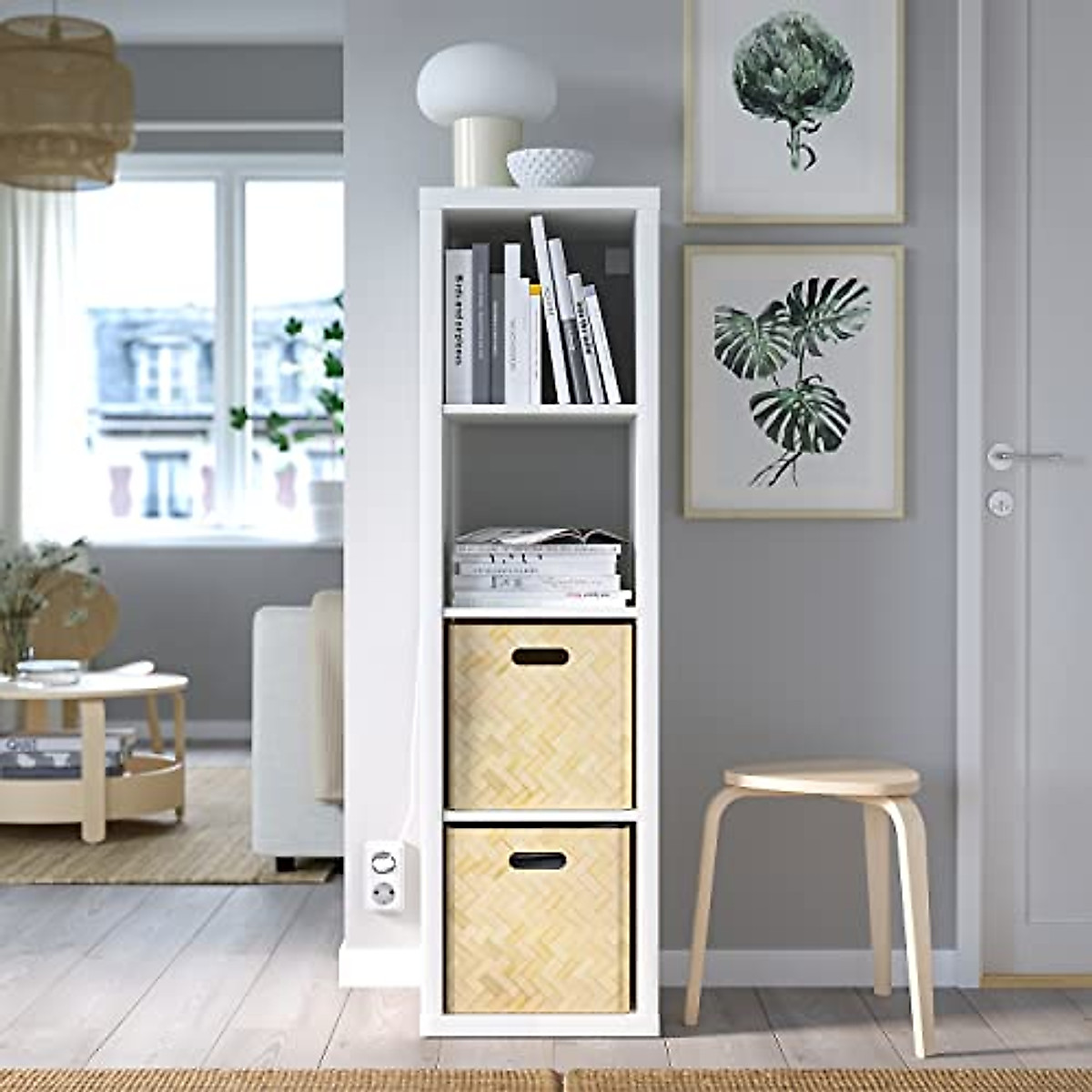 IKEA Bookcase, White 22210.201126.818, 15 3/4x11x79 1/2 "