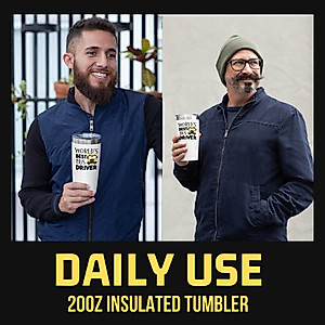 Onebttl School Bus Driver Appreciation Gifts for Women, Men - World's Best Bus Driver - 20oz/590ml Stainless Steel Insulated Tumbler - Thank you Gifts for School Bus Driver